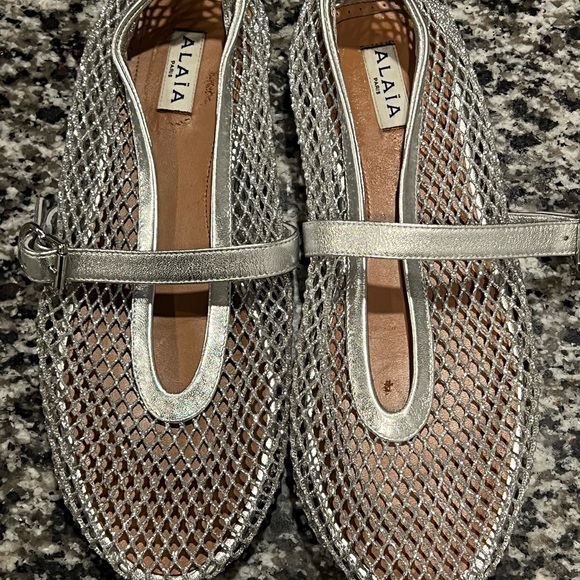 Alaia | Shoes | Alaia Silver Mesh Sandals Euro 45 | Poshmark